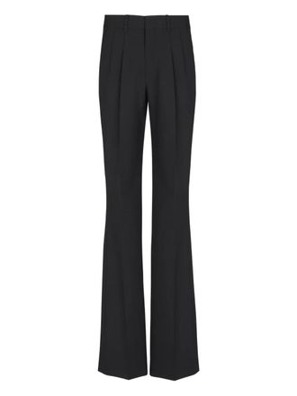 Balmain Hose mit ausgestelltem Bein - Schwarz