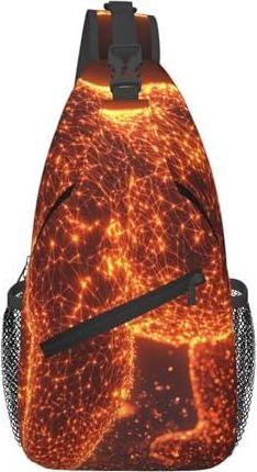 Generic Fire Bear Sac &agrave; bandouli&egrave;re de voyage pour homme Sac &agrave; dos de randonn&eacute;e
