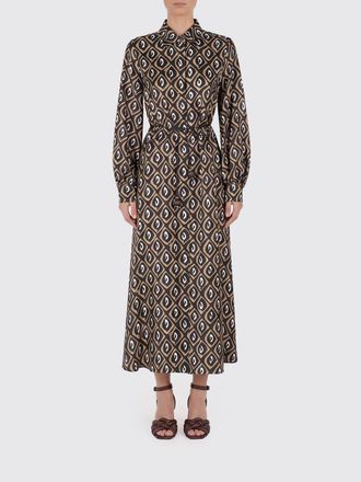 Max Mara Robe chemisier en soie imprim&eacute;e