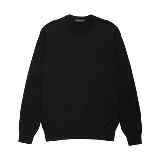 Brooks Brothers Mak&ograve;-Baumwollpullover - - Knitwear - Herren - Schwarzk - L