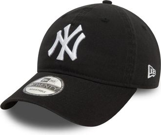 New Era New York Yankees MLB Washed Schwarz Verstellbare 9Twenty Cap - One-Size