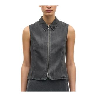 Sams&oslash;e & Sams&oslash;e Saari Top - - Blouses & Shirts - Damen - Grau - S