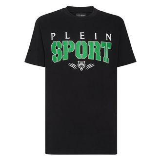 Plein Sport Homme, Tops, Noir, Taille: S T-shirt Col Rond