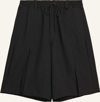 Yohji Yamamoto Y-3 Sport Uniform Shorts Mit Falten schwarz