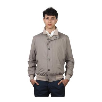 Barba Leichte beige Herrenjacke - technischer Stoff - - Jackets - Herren - Grau - 2XL