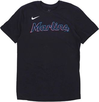 Nike MLB Wordmark Tee - - Sport - Herren - Schwarzk - XL