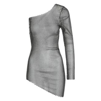 Santa Brands One Sleeve Dress - - Dresses - Damen - Schwarzk - XS