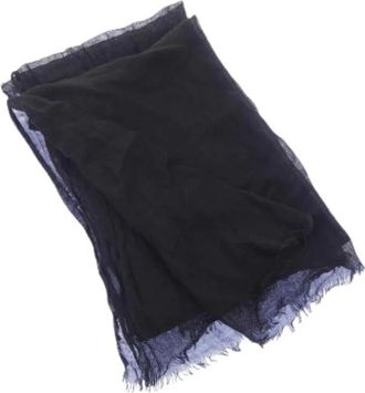 Saint Laurent Pre-owned Shawl - Homme - Pre-owned - Noir - Taille: ONE Size