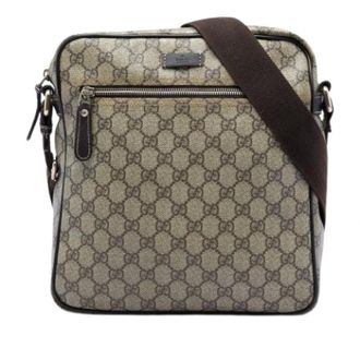 Gucci Sac bandouli&egrave;re vintage Pre-owned en toile - Femme - Pre-owned - Beige - Taille: ONE Size