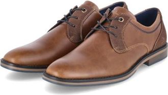 Bullboxer Chaussures basses pour hommes chaussures daffaires marron synth&eacute;tique, Cognac, 42 EU