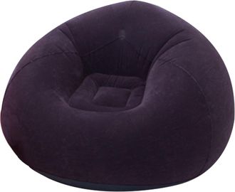 Generic Aufblasbares Sofa, Aufblasbarer Sessel, Wasserdichtes Luftsofa Aufblasbares, Sessel, Sofa und Couch mit Beflockter Oberfl&auml;che f&uuml;r Wohnzimmer, Couch Au