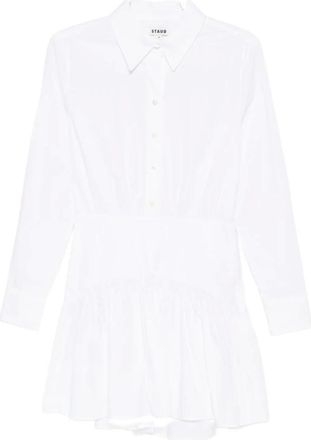 Staud Staud, Femme, Robes, Blanc, Taille: 36 FR Rocco Mini Dress