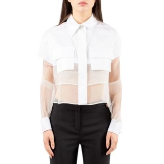 Elisabetta Franchi Damen, Blusen & Hemden, Beige, SGr&ouml;&szlig;e