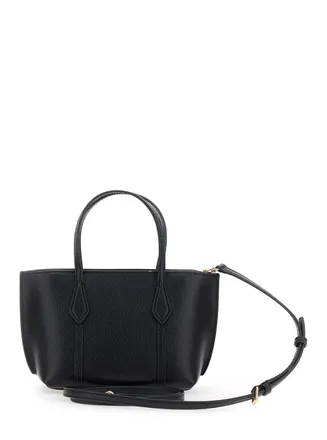 Tory Burch Womens Handbag Perry Black Leather Handbags Hand Bags