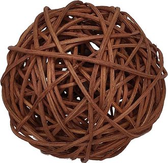 P Prettyia 1 Stück Große Rattankugeln Rattan Kugeln Dekokugeln Rattan Ball Hochzeit Party Aufhängen Dekoration