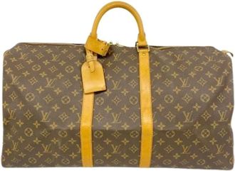 Louis Vuitton unisex, Pre-owned, Brun, Taille: ONE Size Pre-owned Keepall 55 Boston Bag