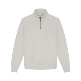 Olaf Hussein Homme, Sweatshirts et sweats &agrave; capuche, Gris, Taille: S Signature Zip Mock