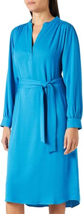 Seidensticker Damen 132854-14 Kleid, Blau, 46