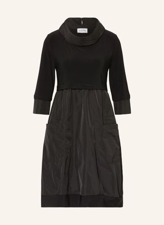 Joseph Ribkoff Kleid Mit 3/4-Arm Im Materialmix schwarz
