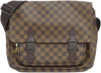 Louis Vuitton unisex, Pre-owned, Brun, Taille: ONE Size Sac bandouli&egrave;re Pre-owned en toile
