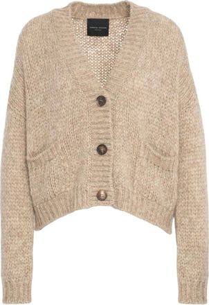 Roberto Collina Damen, Strickwaren, Beige, SGröße