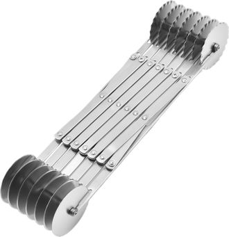 Generic Pl&auml;tzchen-Teig-Rad - Geb&auml;ck-Crimpwerkzeug, Geb&auml;ck-Teig-Schneiderad, Verstellbarer Teig-Rad-Schneider Zum Backen Von Kuchen, Waffeln, Lasagne