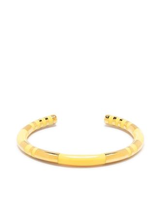 Aurélie Bidermann bracelet manchette Positano - Jaune