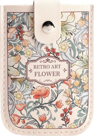 Generico Abnehmbares Kartenetui - Kreditkarten-Organizer mit Verriegelung, schlankes Etui im Boho-Stil mit mehreren Schlitzen, kompakte Tasche für Kreditkarten