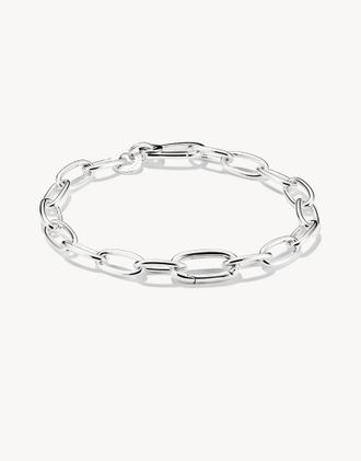Thomas Sabo Connect - Bracelet charm &agrave; maillons en argent - Argent&eacute;