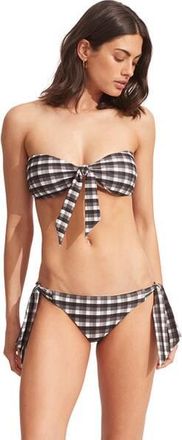 Seafolly Damen Bikinioberteil Portofino Twist Tie Front Bandeau