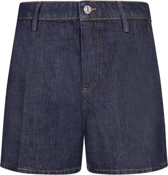 7 For All Mankind Femme, Shorts, Bleu, Taille: W24 Denim Shorts