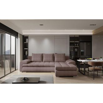 KAISER M&ouml;bel Elegantes und modernes Ecksofa tomi Abriamo Rosa Rechts - Kaiser