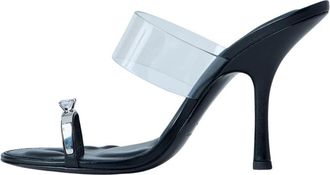 Alexander Wang Femme, Chaussures, Noir, Taille: 36 EU Bianca 105mm Sandal