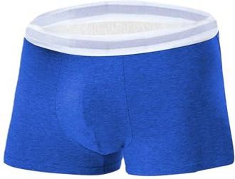Generic Boxers pour homme, sous-v&ecirc;tements en coton pour homme, couleur unie, respirant, confortable, taille &eacute;lastique, convient pour le sport et la vie quotid