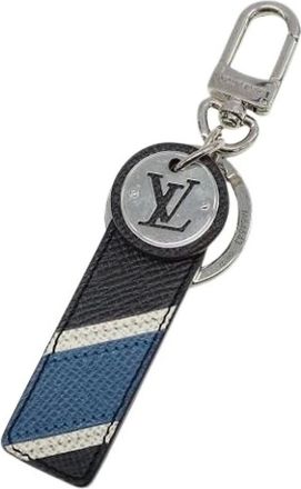 Louis Vuitton unisex, Pre-owned, Noir, Taille: ONE Size Porte-cl&eacute;s en tissu Pre-owned
