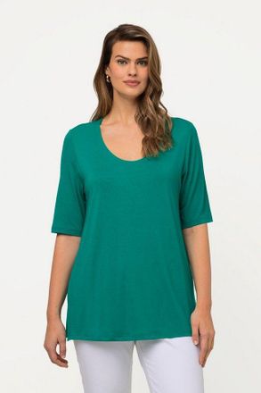 Ulla Popken T-Shirt Shirt 1/2 Arm Doublelayer
