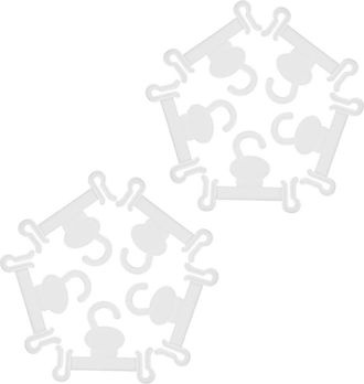 DOITOOL 10 St&uuml;ck Teiliges Kunststoff Schuhaufh&auml;nger mit Doppelhaken Platzsparende Schuhregal Haken f&uuml;r Hausschuhe und Sandalen Vielseitig Nutzbar f&uuml;r Zuhause 