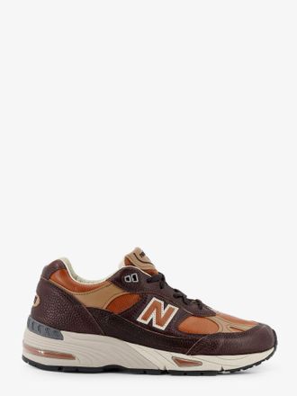 New Balance 991 leather sneakers with side logo - NEW BALANCE - gender_Man