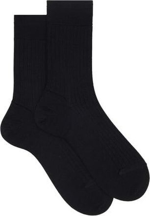 Dor&eacute; Dor&eacute; Chaussettes c&ocirc;tel&eacute;es en laine m&eacute;rinos