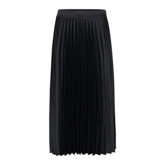 Part Two Dunkelblaue Plissierte Rock - - Skirts - Damen - Blau - L