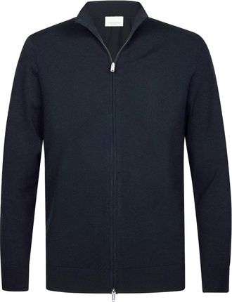 Profuomo Leichte Strickjacke mit Tencel und Seide in