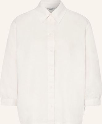 Marc O'Polo Denim Marc Opolo Denim Hemdbluse Mit Leinen Und 3/4-Arm weiss