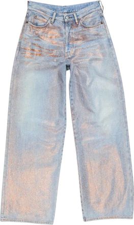 Acne Studios Femme, Jeans, Multicolore, Taille: 38 FR 1981 Jeans Amples &agrave; Paillettes
