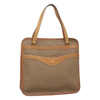 Gucci Pre-owned Cuir sacs-gucci - Femme - Pre-owned - Beige - Taille: ONE Size