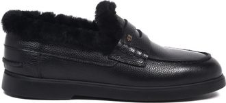 Baldinini Tumbled Leather Loafer - - Shoes - Damen - Schwarzk - 38 EU