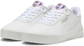 Puma Sneakers Carina 2.0 Girl Power Femme 38.5, White Silver Mist Passionfruit Gray Pink