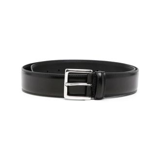 Anderson's Homme, Accessoires, Noir, Taille: 105 CM Ceinture en cuir A0890