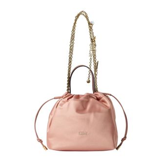Chlo&eacute; Femme, Sacs, Rose, Taille: ONE Size Icons Mini Sac Seau &agrave; Cha&icirc;ne