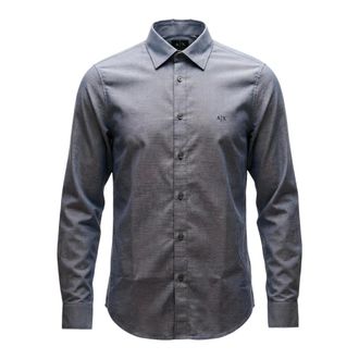 A|X Armani Exchange Homme, Chemises, Bleu, Taille: XL Xm002112 Af22548