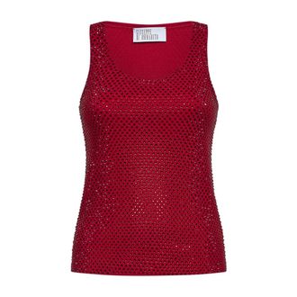 Giuseppe Di Morabito Femme, Tops, Rouge, Taille: 38 FR Crystal Top